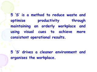 5 's' | PPT