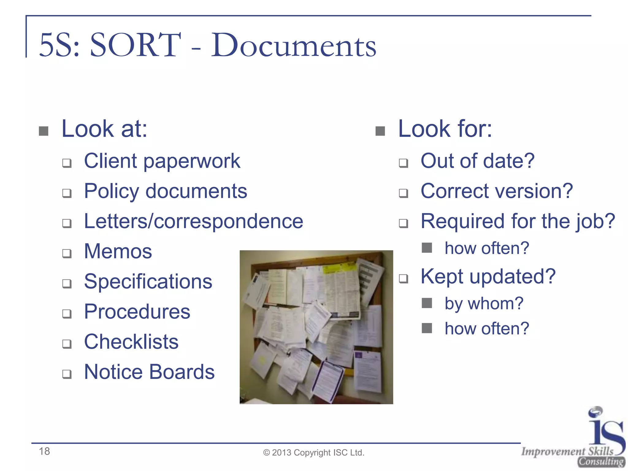 Office 5S implementation workshop | PPTX