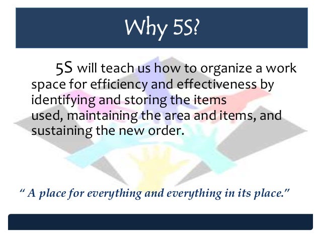 5S: A Workplace Organization Method