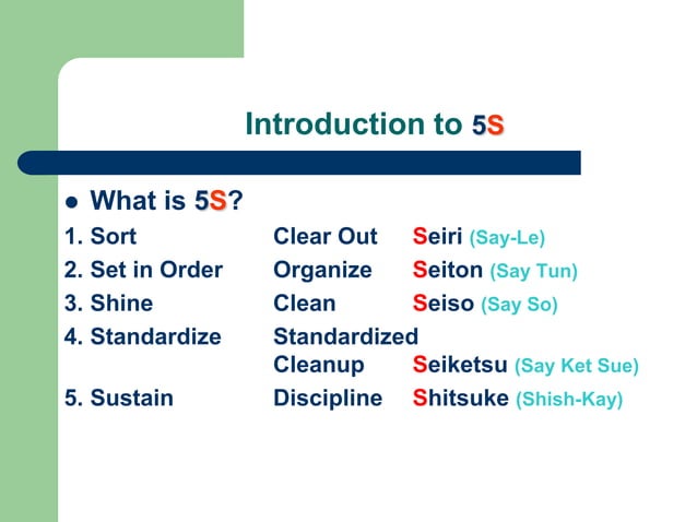 5 S | PPTX