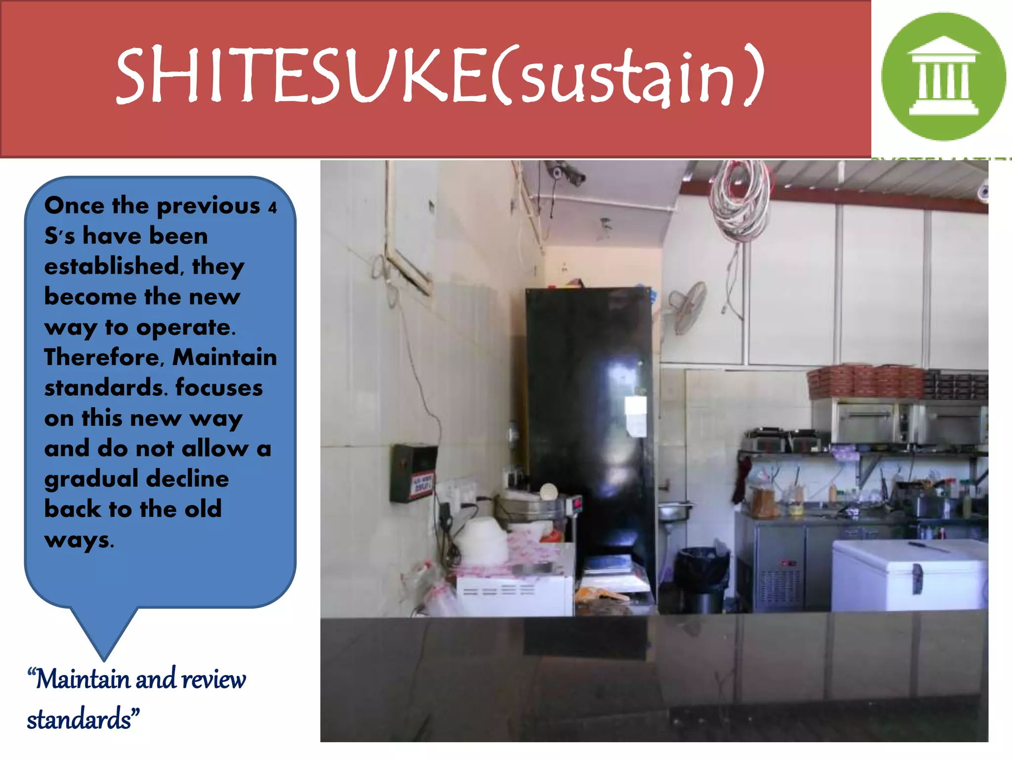 5s on college canteen kitchen | PPTX
