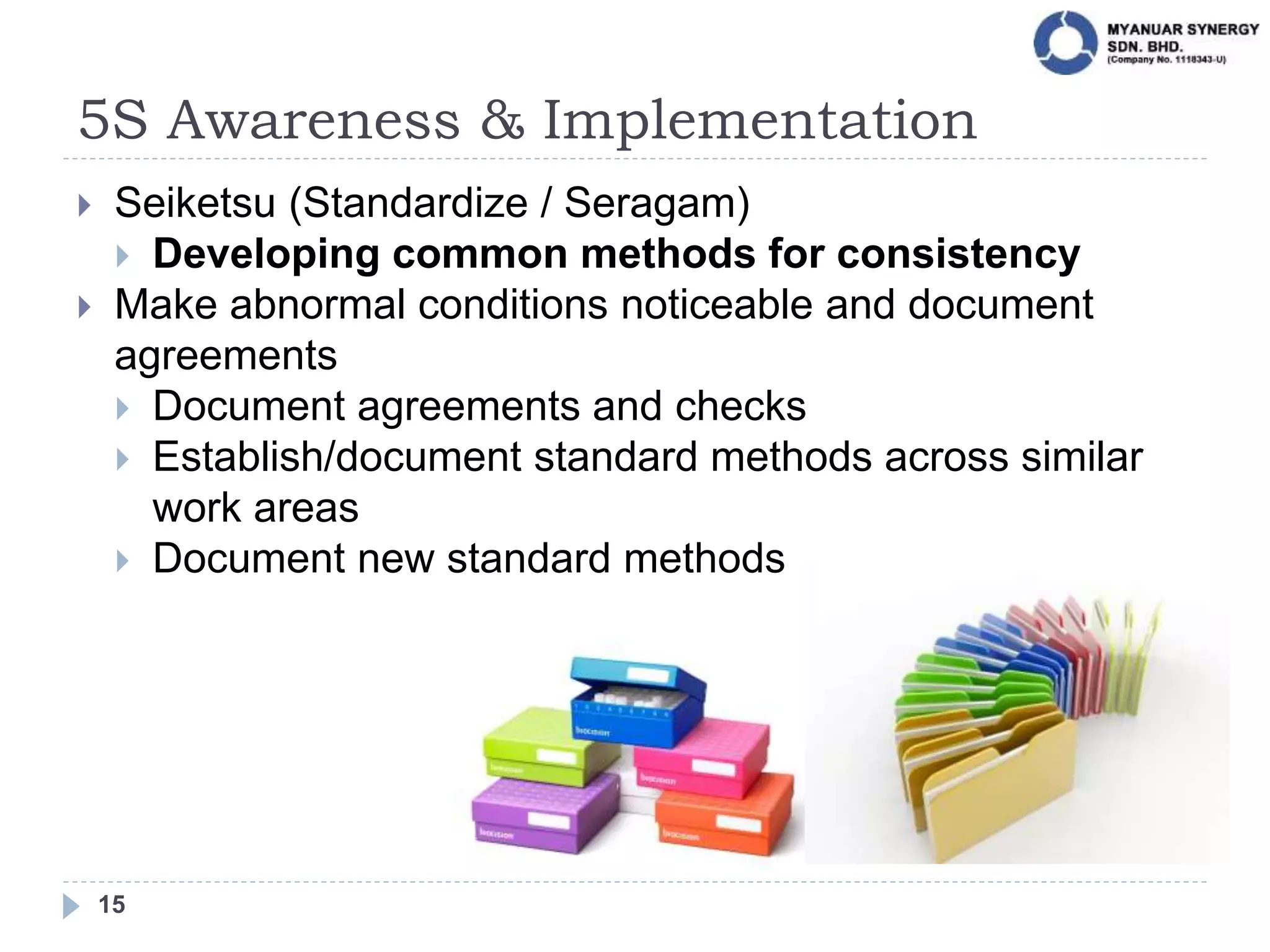 5S: Awareness & Implementation | PPTX