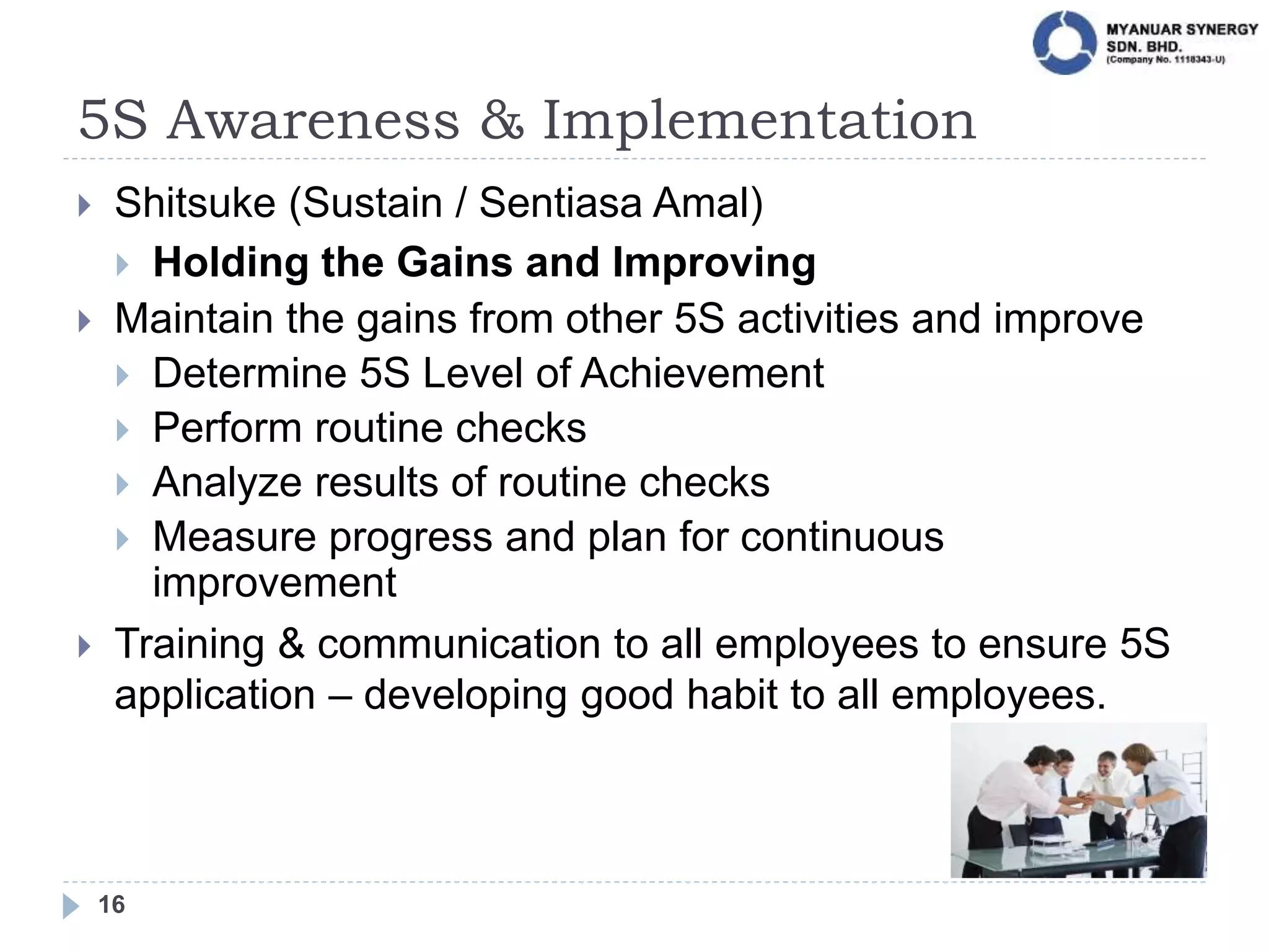 5S: Awareness & Implementation | PPTX