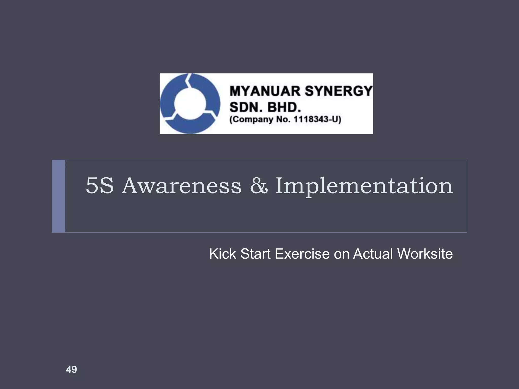 5S: Awareness & Implementation | PPTX