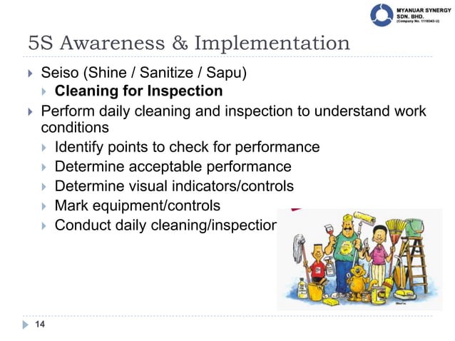 5S: Awareness & Implementation | PPTX | Business | Business and Finance