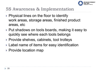 5S: Awareness & Implementation | PPT