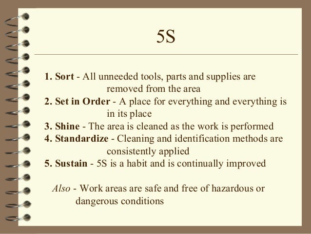 5S Training Presentation