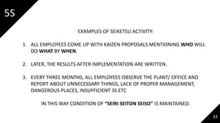 Training Material on 5S | PPTX
