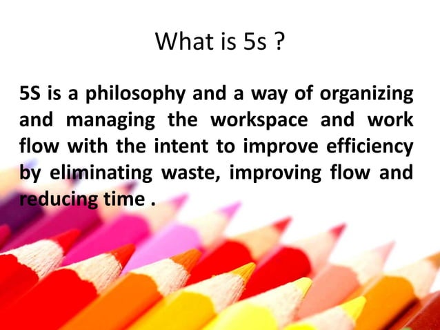 implementation of 5s | PPTX | Business | Business and Finance
