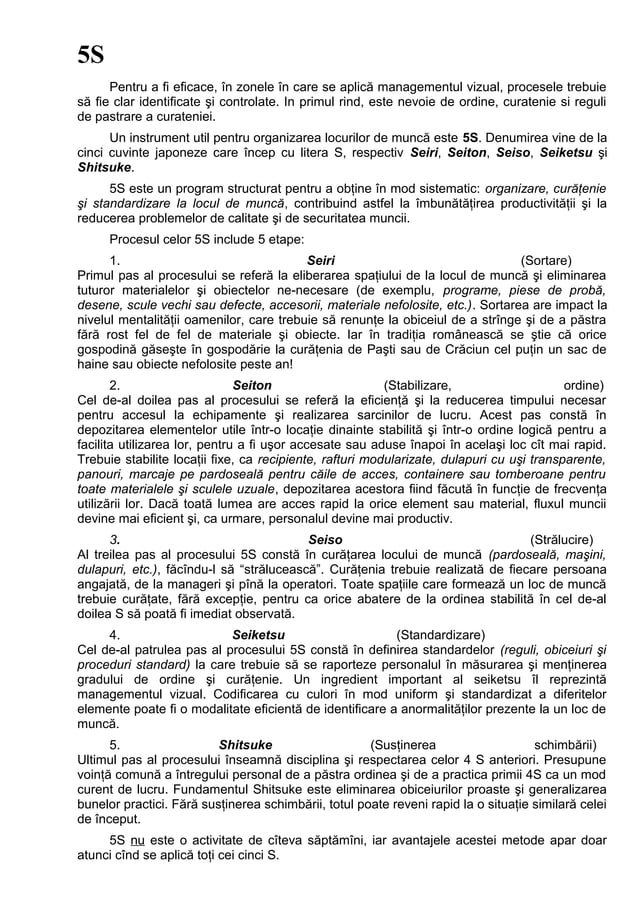 5S - Seiri, Seiton, Seiso, Seiketsu, Shitsuke | PDF