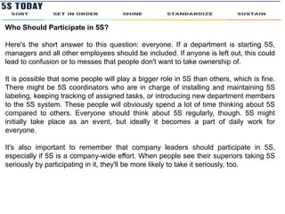 5 s | PPTX | Business | Business and Finance