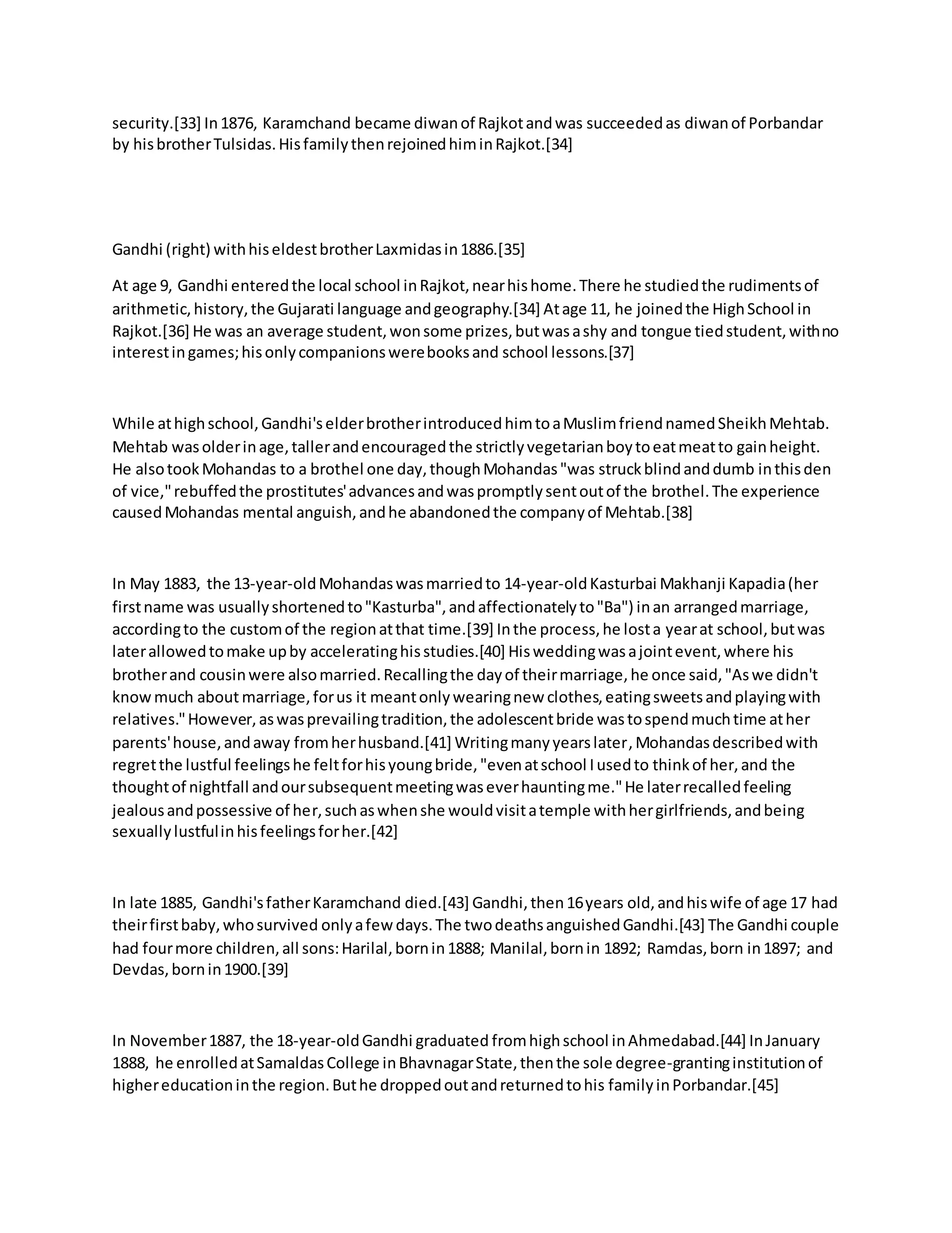 india's greatest leader Mahtma Ghandi | PDF