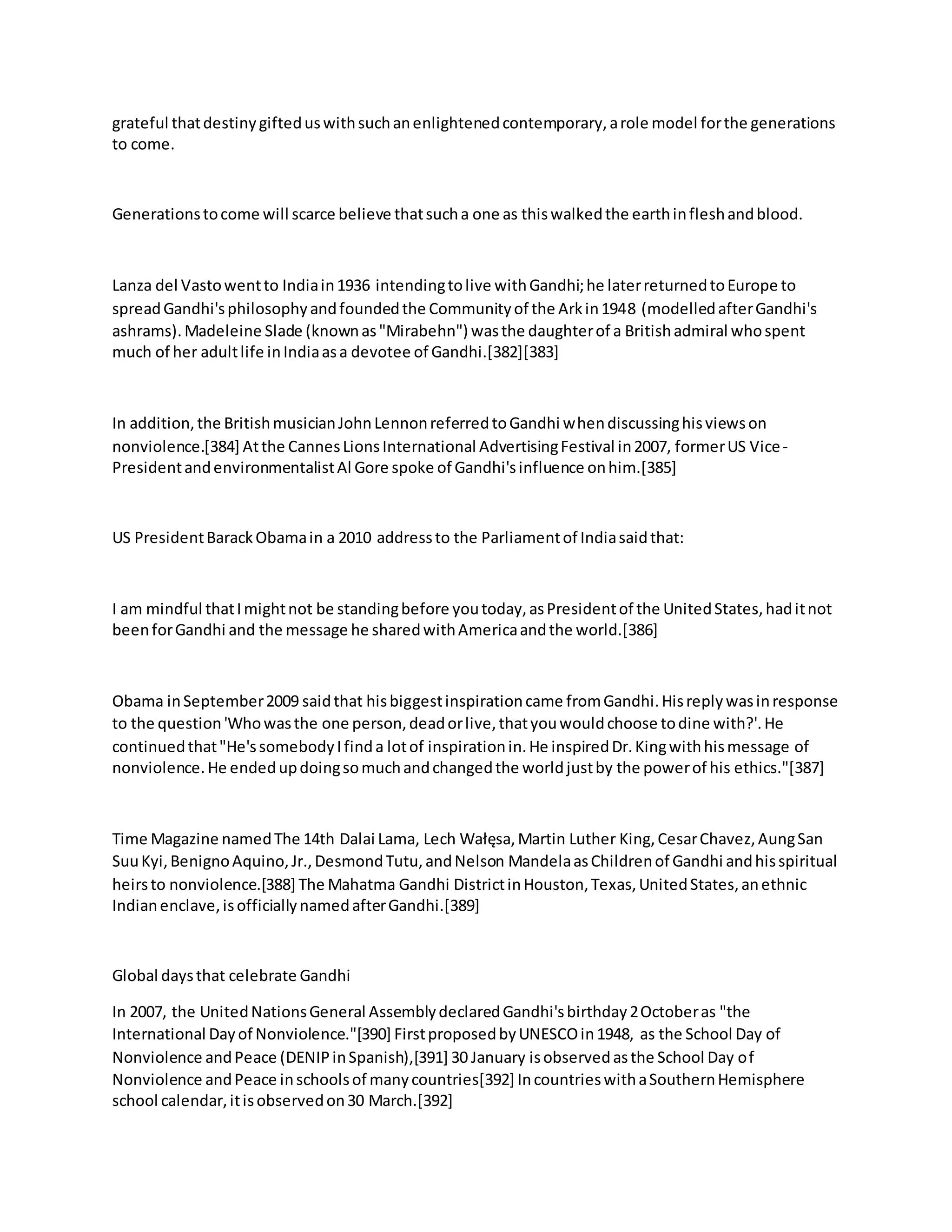 india's greatest leader Mahtma Ghandi | PDF