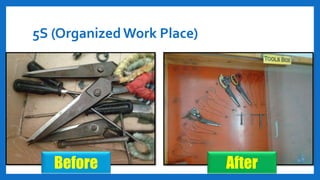 5 S Work Place Organizer | PPTX