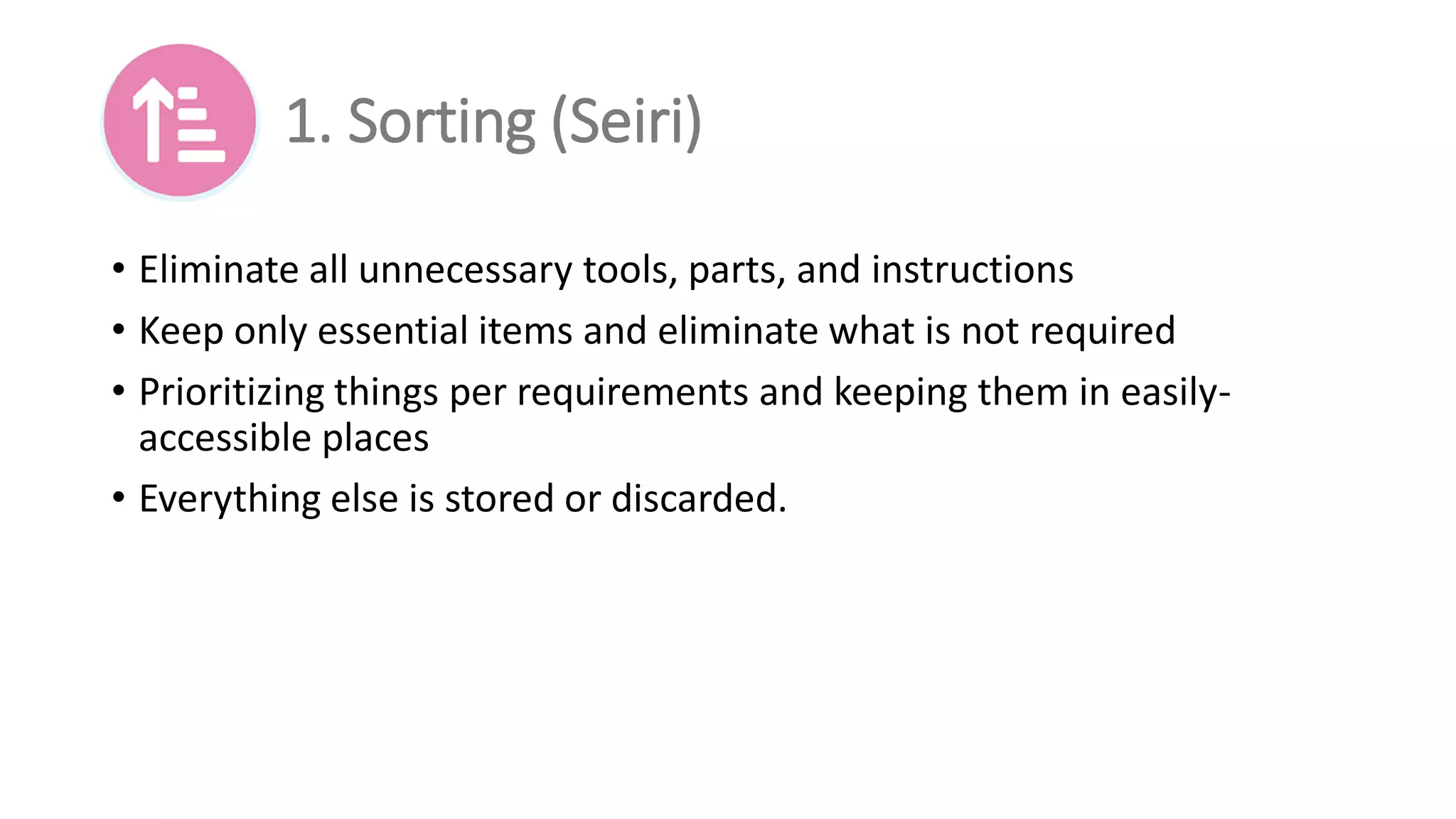 5 S Methodology for Work Place | PDF
