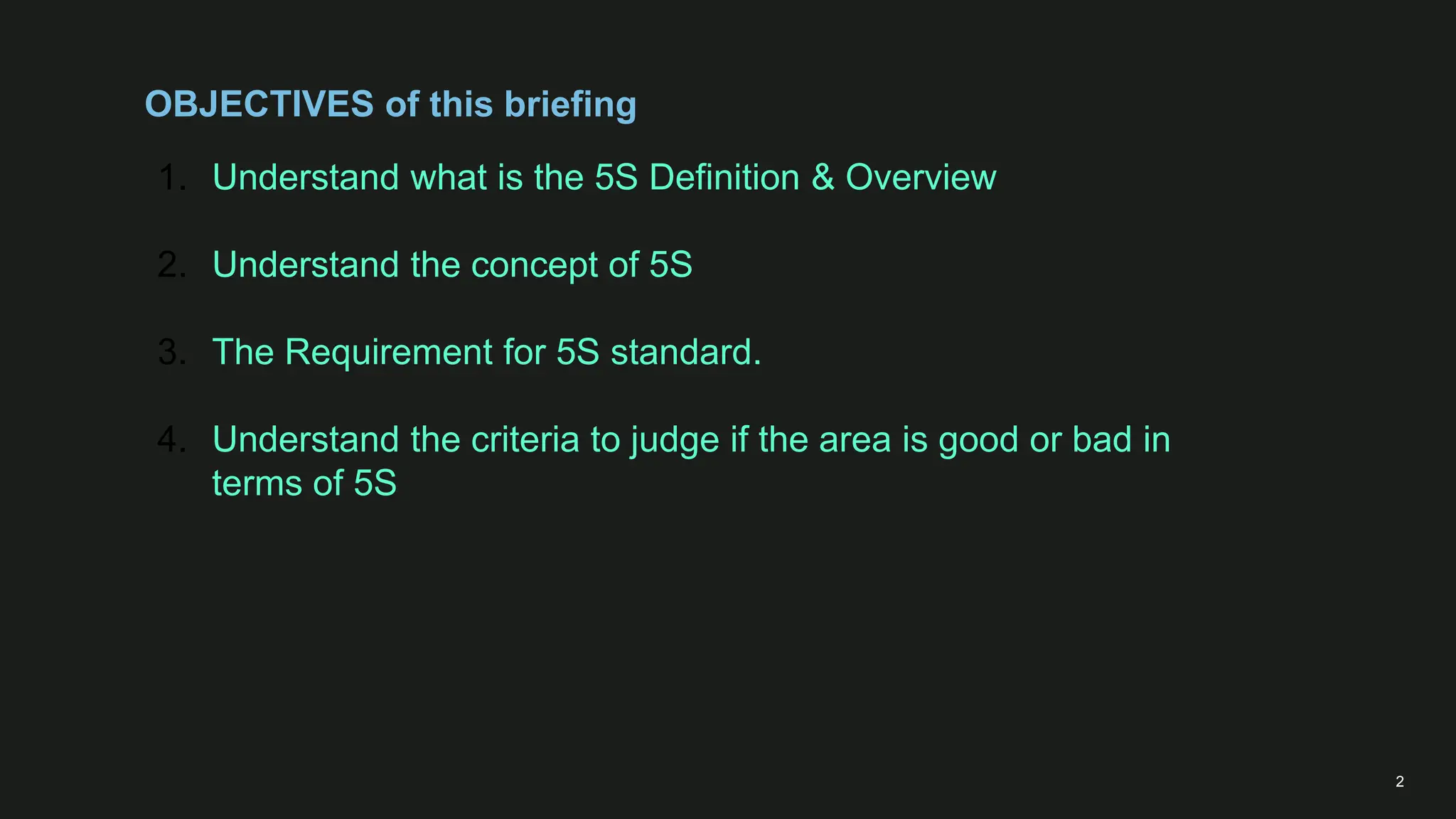 5S Concept in manufacturing/Kilang and etc | PPTX