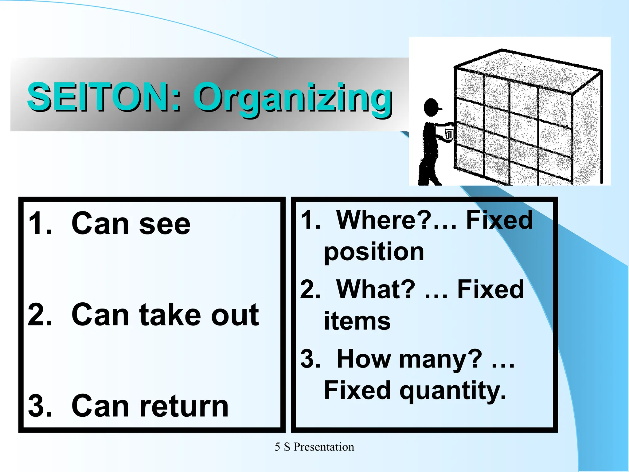 5S in Japanese about occupational health and safety | PPT