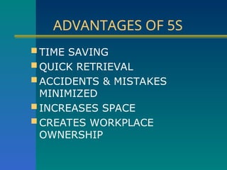 5S The secret to Japanese Housekeeping Success | PPT