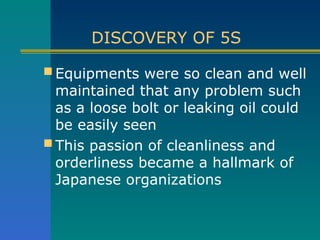 5S The secret to Japanese Housekeeping Success | PPT