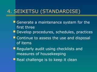 5S , The Secret to Japanese Success in Housekeeping | PPT