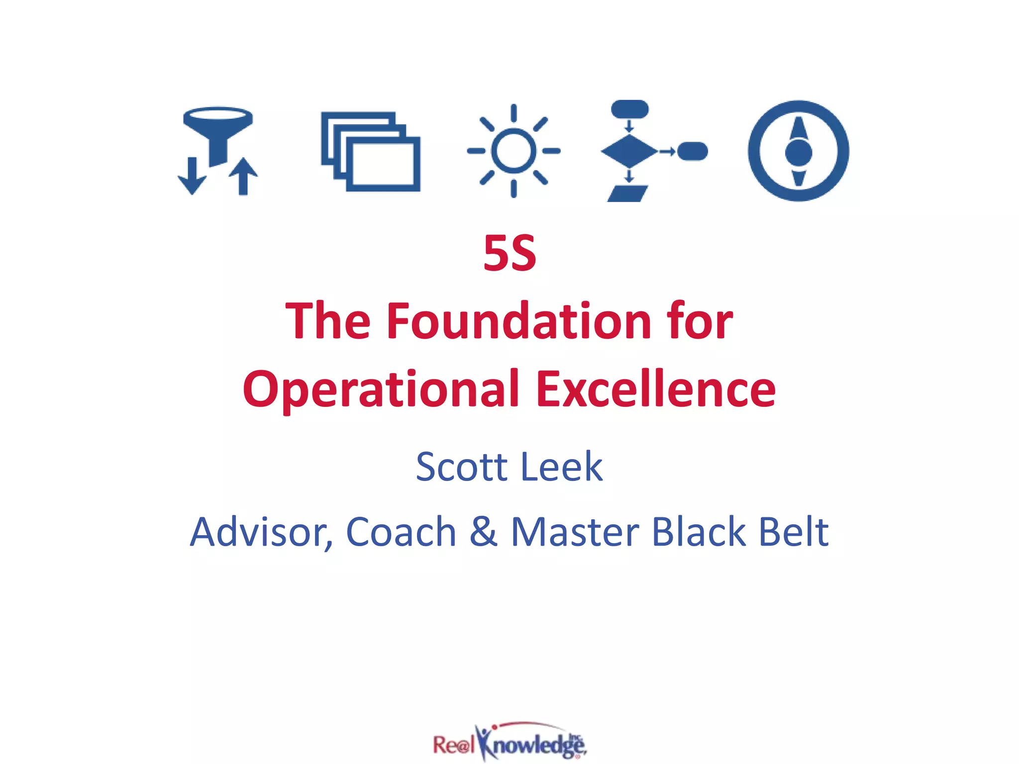 5S: The Foundation for Operational Excellence | PPTX