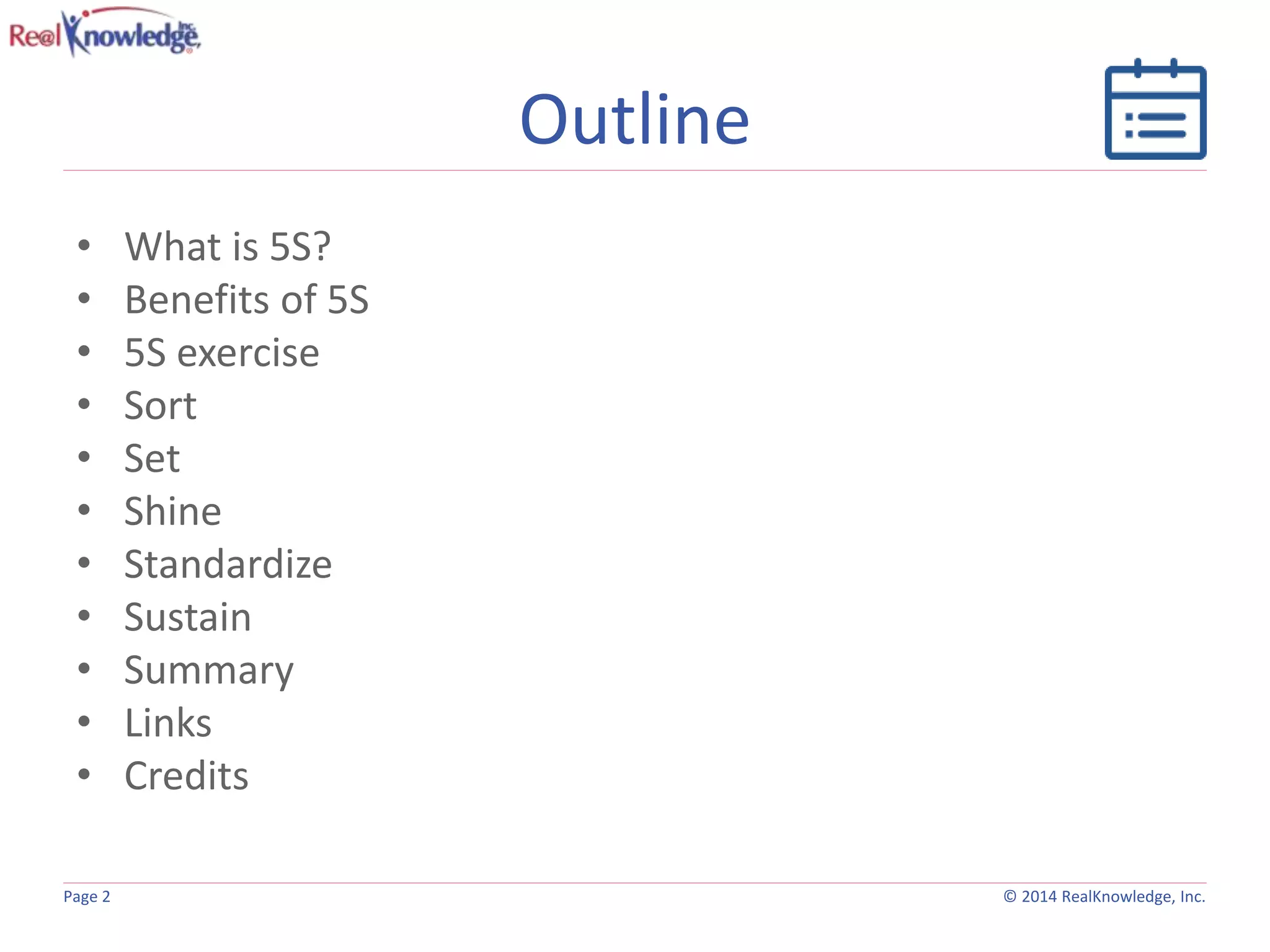 5S: The Foundation for Operational Excellence | PPTX