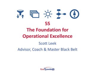 5S: The Foundation for Operational Excellence | PPTX