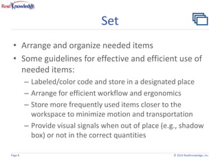 5S: The Foundation for Operational Excellence | PPTX