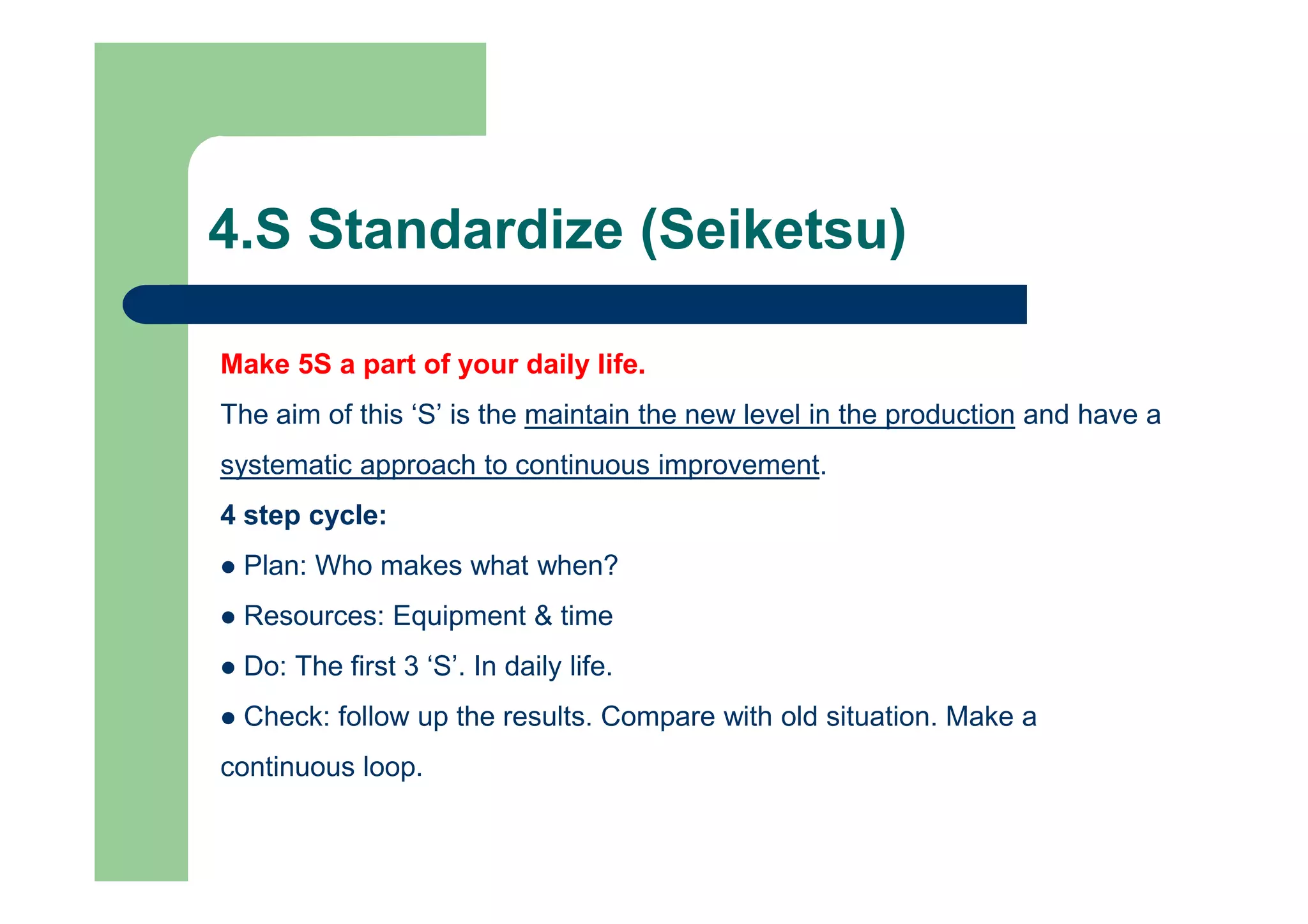 5S Training (Full Version) | PDF