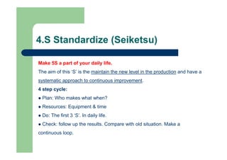 5S Training (Full Version) | PDF