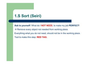 5S Training (Full Version) | PDF
