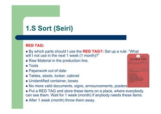 5S Training (Full Version) | PDF