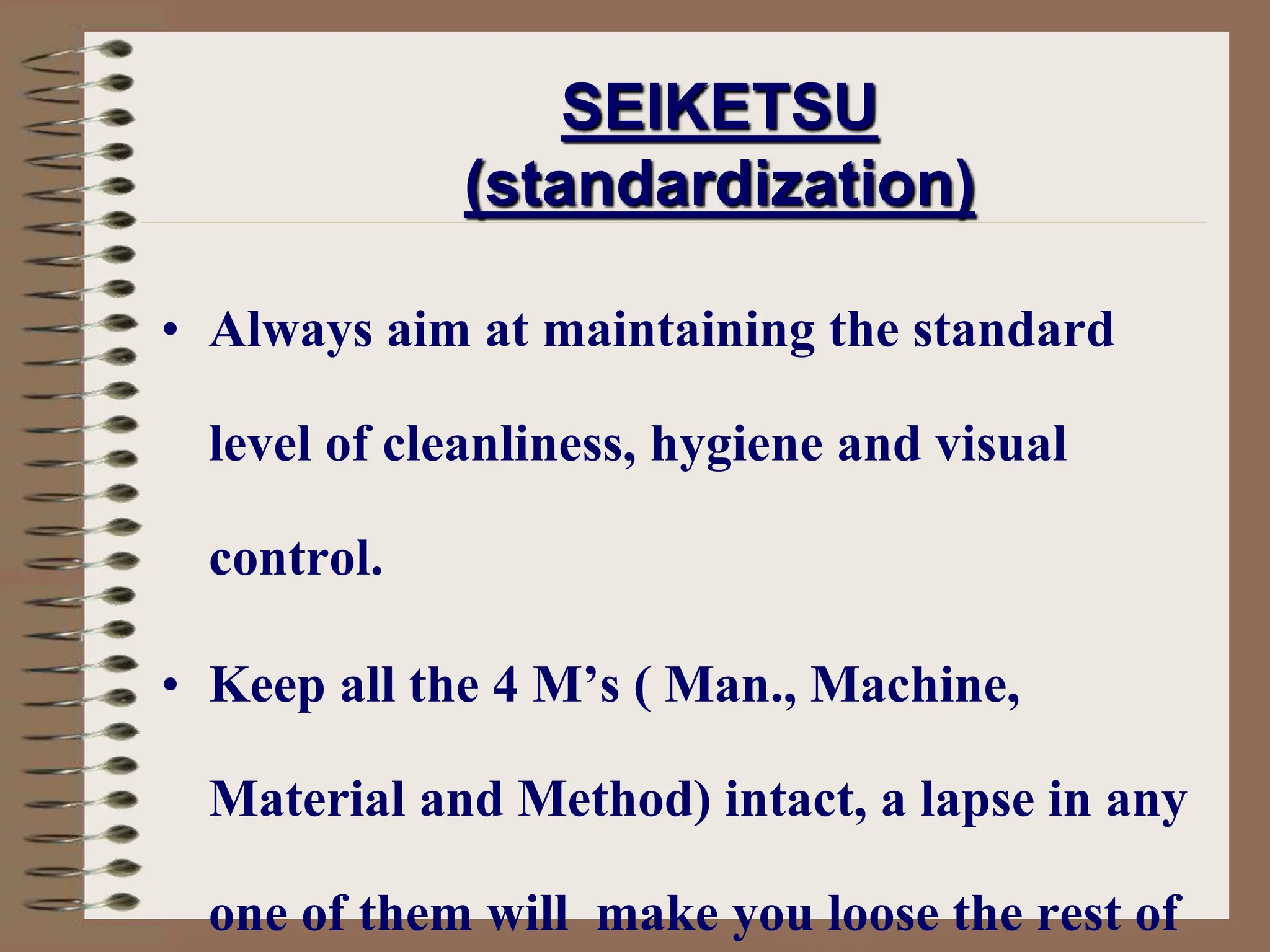 5S - House keeping (Seiri, Seiton, Seiso, Seiketsu, Shitsuke) | PPT