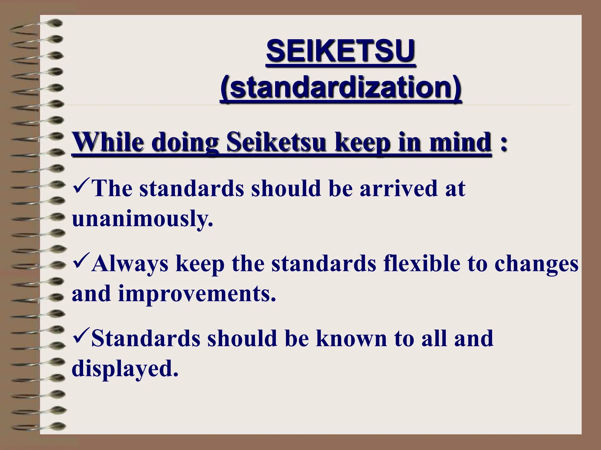 5S - House keeping (Seiri, Seiton, Seiso, Seiketsu, Shitsuke) | PPT