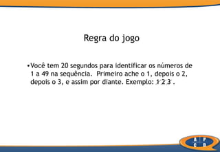 Treinamento 5S - Jogo dos Números (Haroldo Ribeiro) | PPT