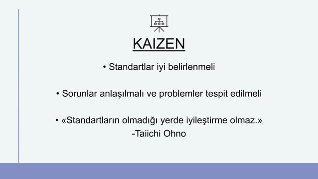 Yalın Araçlar (5S, Kaizen ve SMED) | PPTX