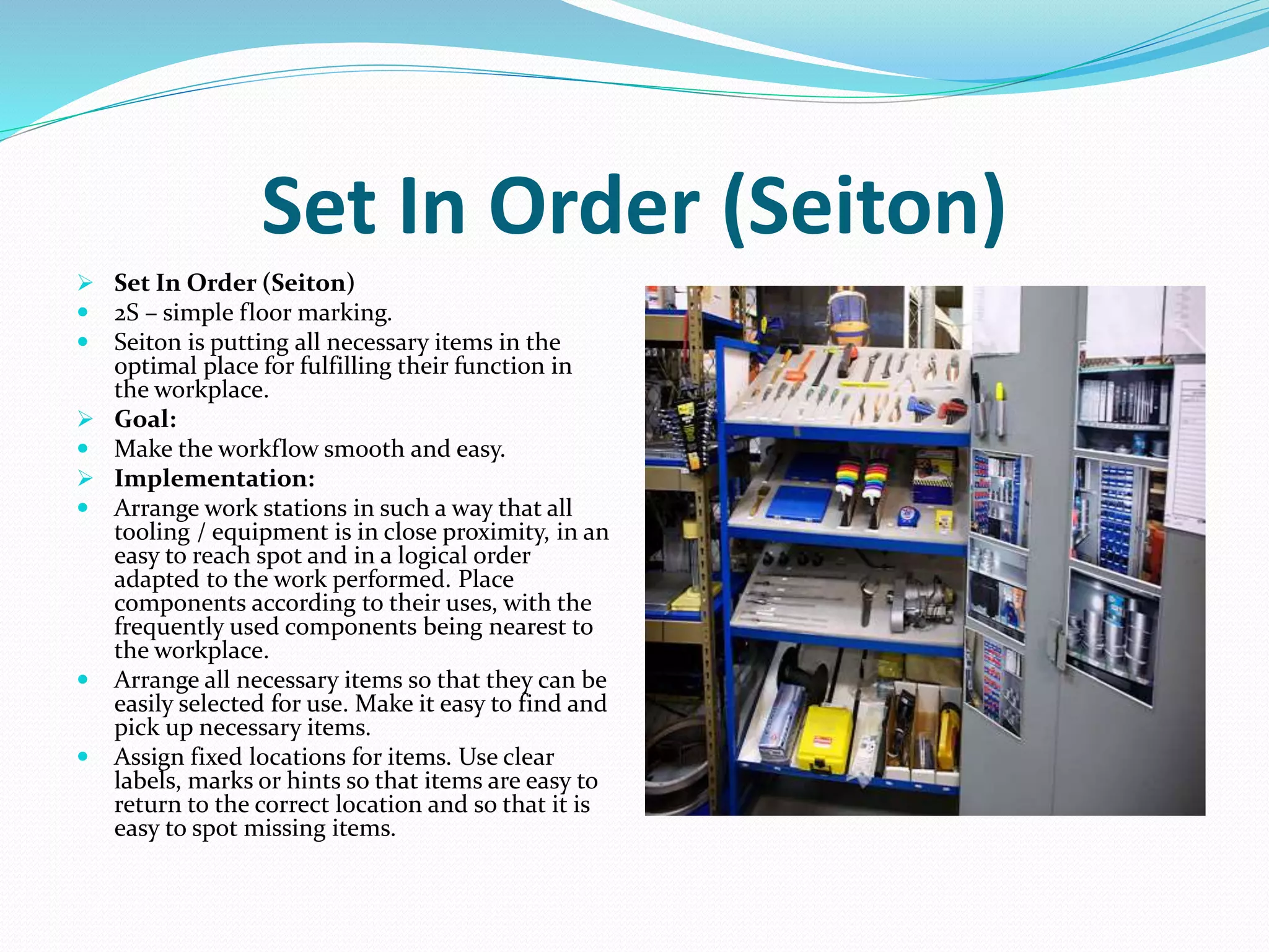 5s lean manufacturing tool | PPTX