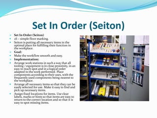 5s lean manufacturing tool | PPT