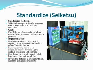 5s lean manufacturing tool | PPTX