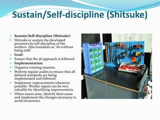 5s lean manufacturing tool | PPTX