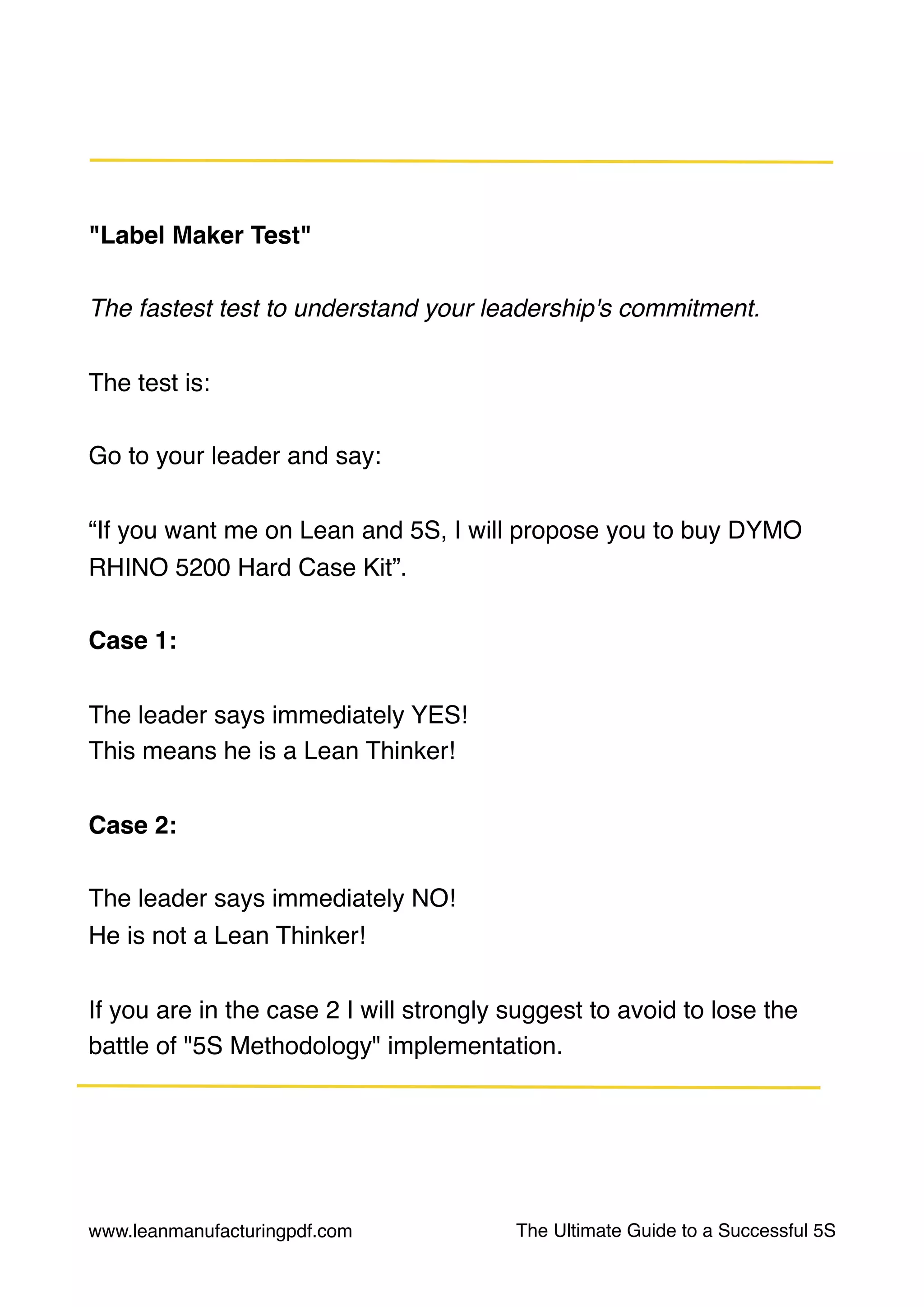 5 s Methodology | PDF
