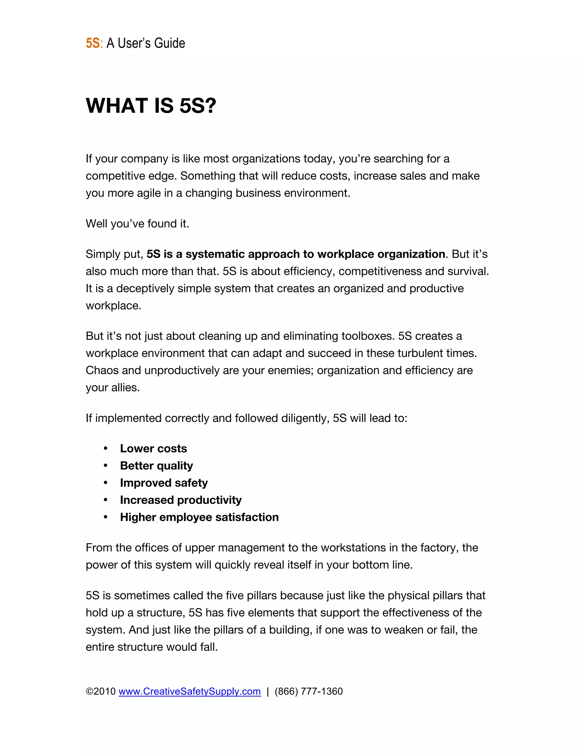 5s system PDF from Floor Tape to visual Labels | PDF