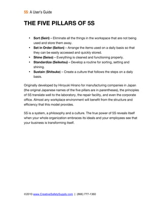 5s system PDF from Floor Tape to visual Labels | PDF