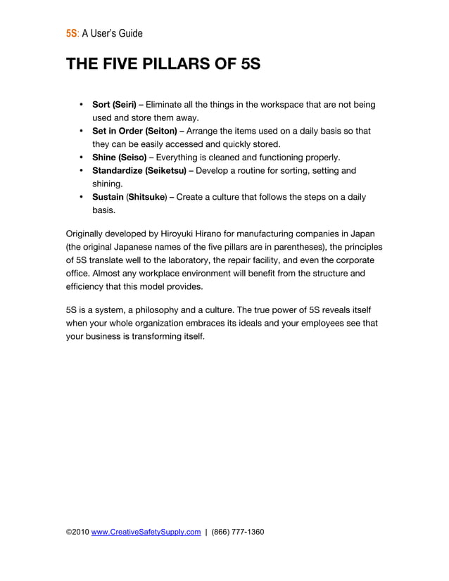 5s system PDF from Floor Tape to visual Labels | PDF | First Aid | Injuries