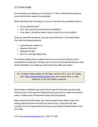 5s system PDF from Floor Tape to visual Labels | PDF