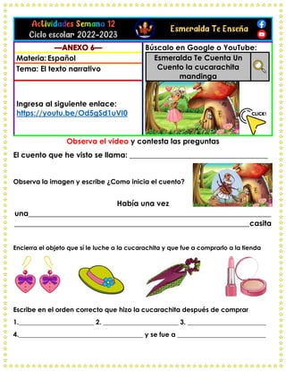 🌈5° S12 PLANEACIÓN SEMANAL Esmeralda Te Enseña.pdf