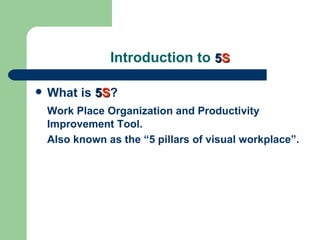 5s 2 | PPT | Business and Finance