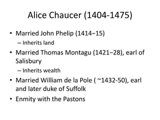 5 S 2014 15th Century Life in England | PPT