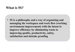 5S Activity in health care institute and home | PPTX
