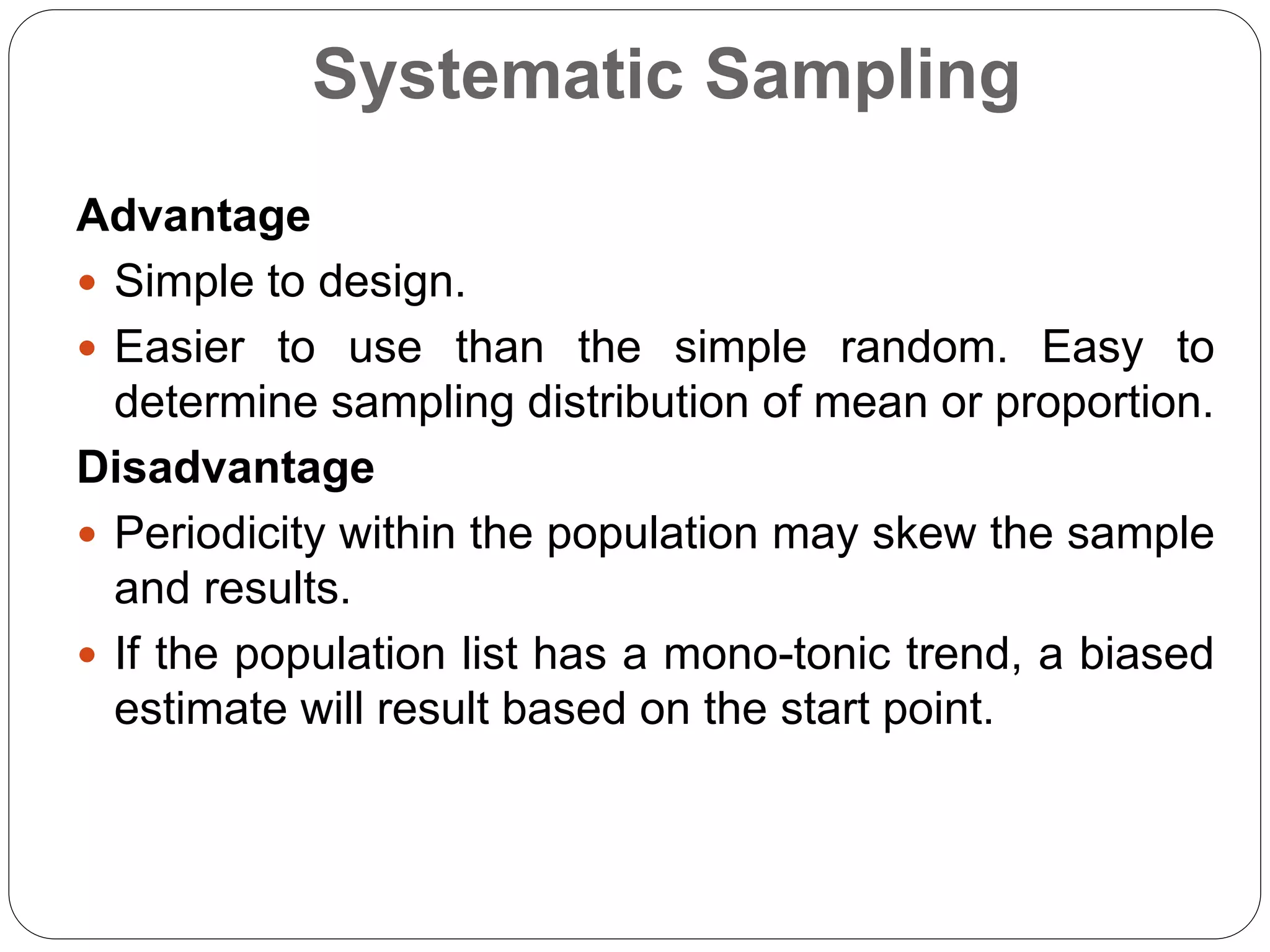 Sample Designs and Sampling Procedures | PPT